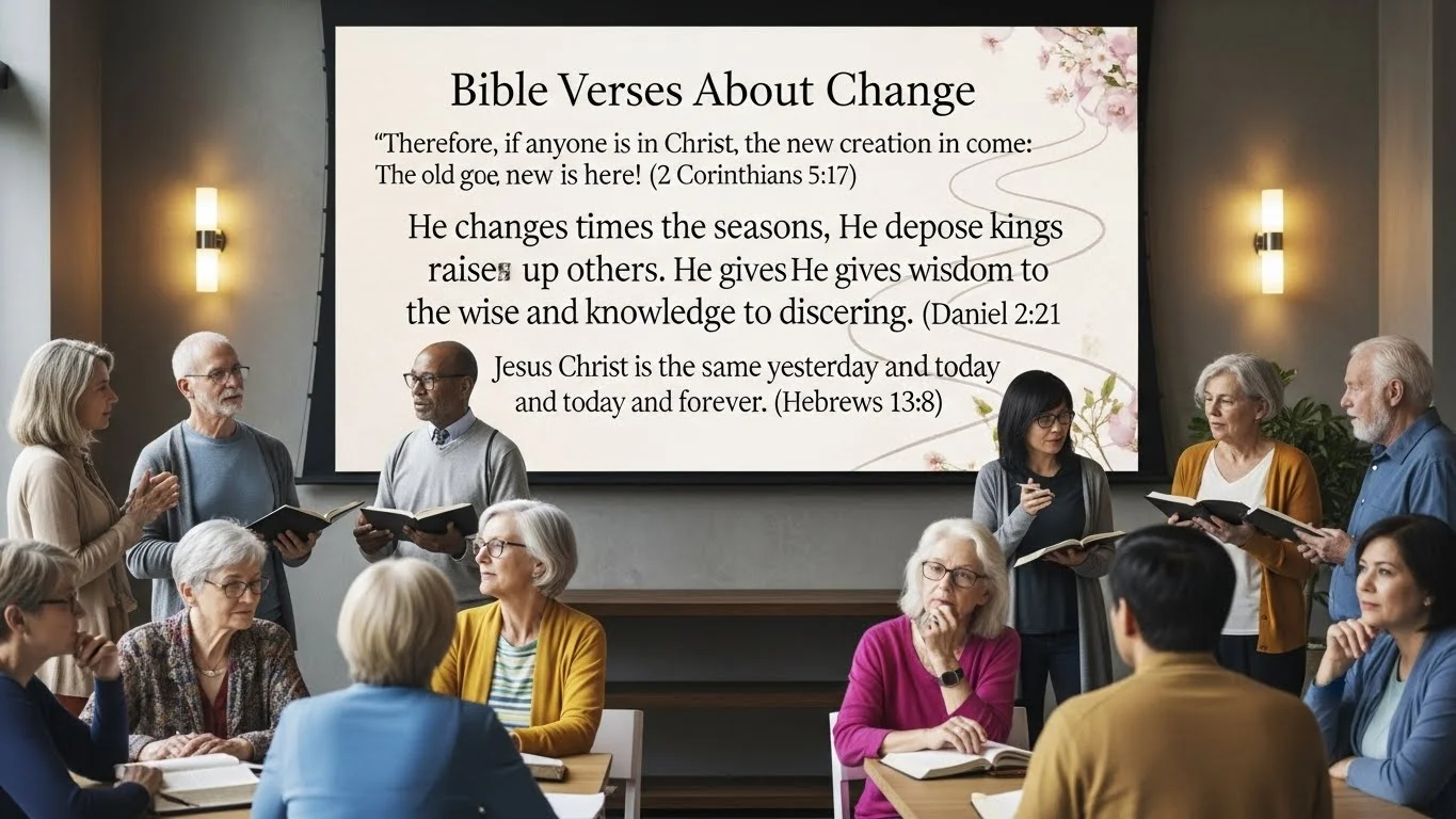 146+ Bible Verses About Change To Transform Your Life - Holy Truth Corner